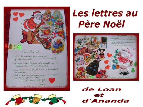 Lettres au Père Noël.