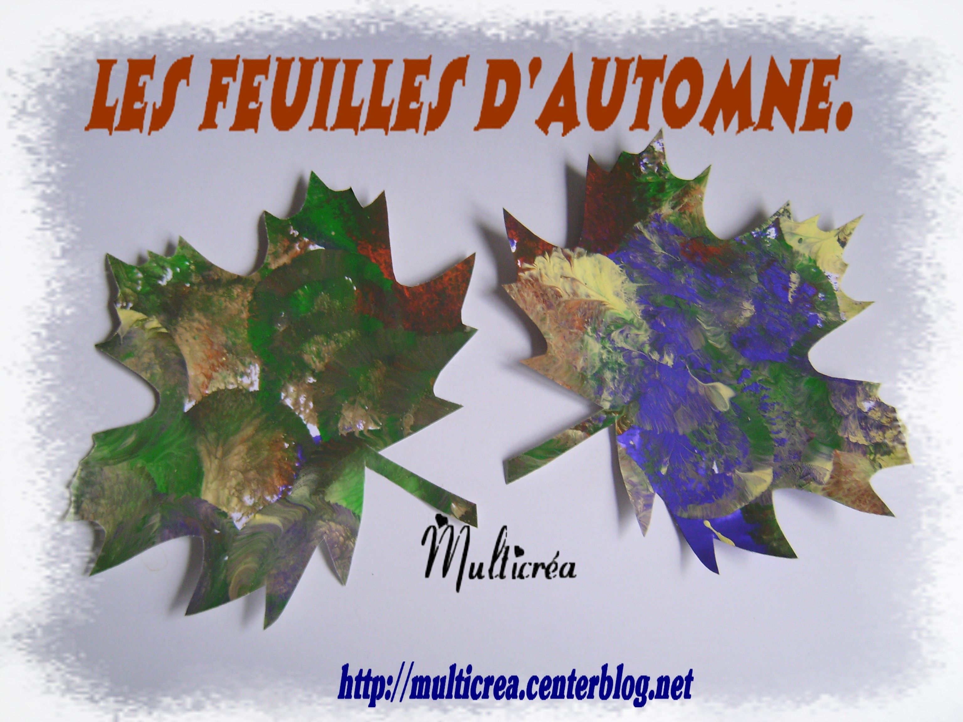 Les feuilles d'automne.