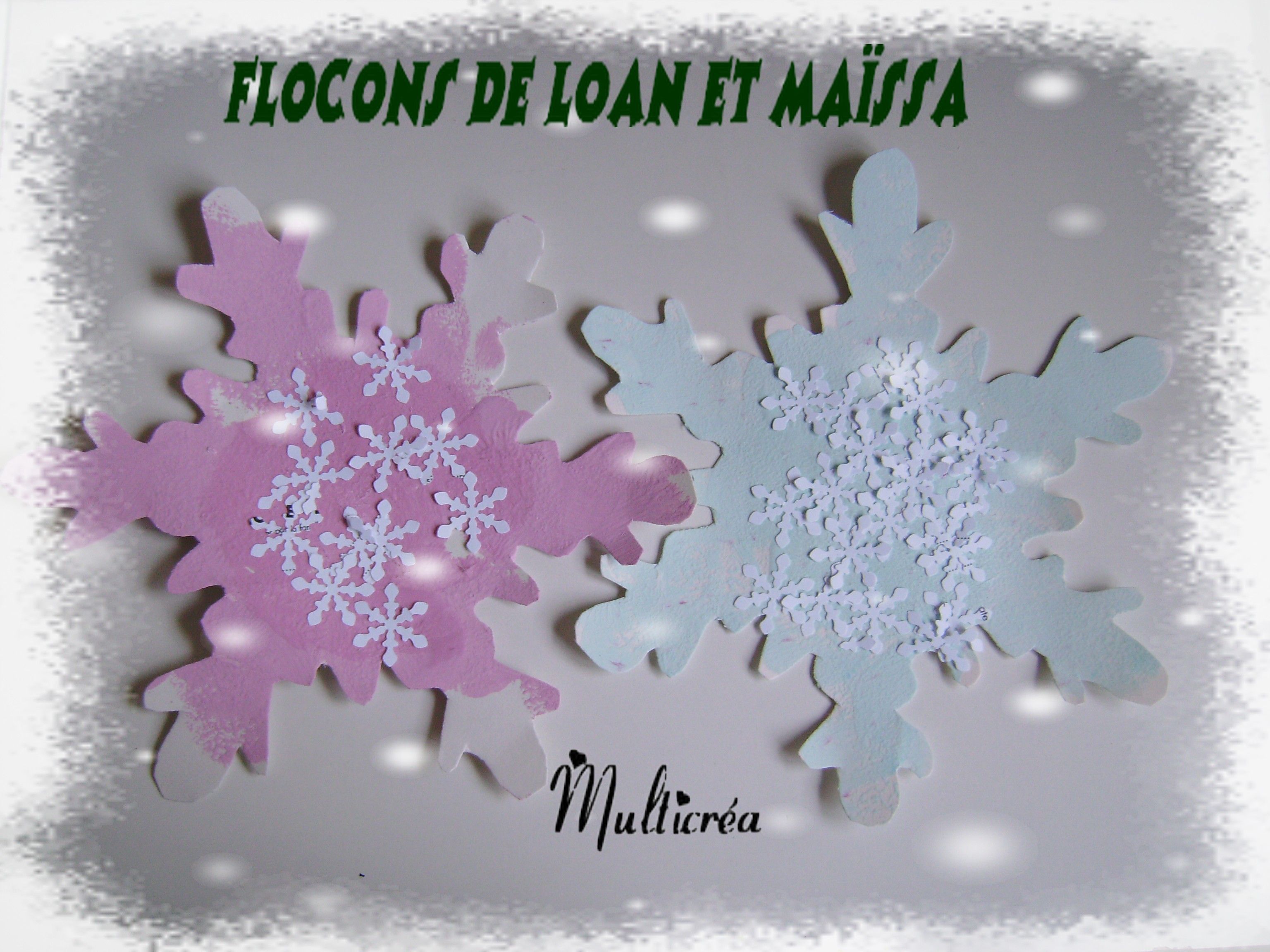 Flocons de neige. (1/3)